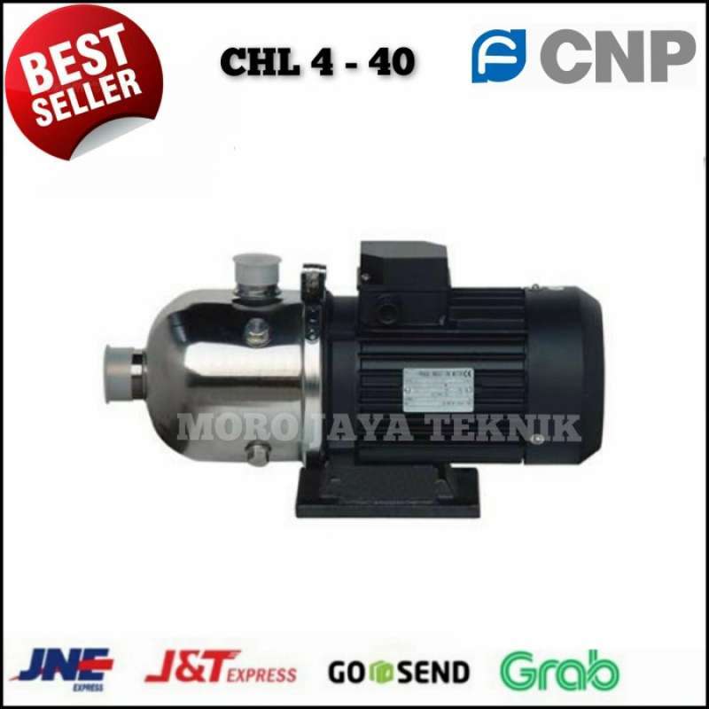 Promo POMPA CNP CHL.4-40 POMPA CENTRIFUGAL 1 HP 380V 3PH POMPA BOOSTER ...