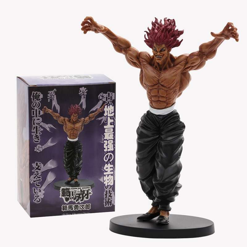 Jual Baki Jack Yujiro Hanma Baki the Grappler Figure PVC Anime Figurine ...