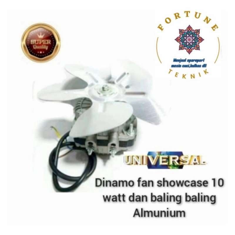 Jual Dinamo Fan Showcase 10 Wat Dan Kipas Almunium Lemari Pendingin ...