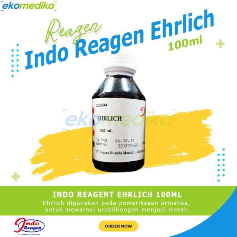Jual Reagen Ehrlich 100ml Indo Reagent Erlich / Pereaksi Ehrlich 100ml ...