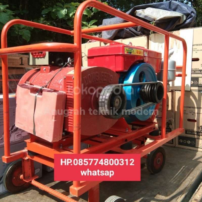 Jual Genset Dongfeng 15kva Stc15 Diesel Dh 24hp S1115 Sasis Rangka Roda Di Seller Himaga Store ...