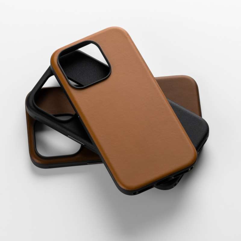 Promo Case iPhone 15 Pro Max Plus Nomad Modern Leather MagSafe Cover Casing - 15 Pro Max Horween ...