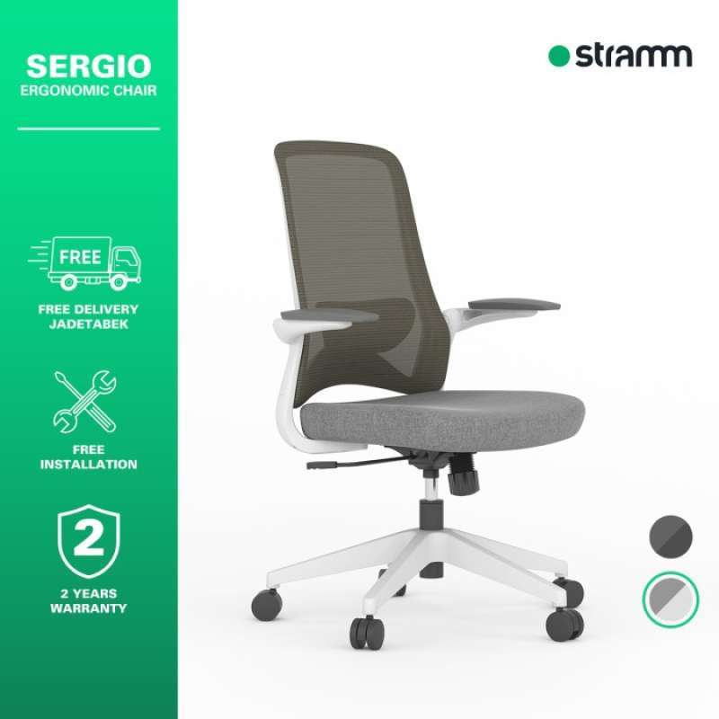 Promo Kursi Kantor Ergonomis Stramm Sergio Diskon 23% Di Seller Tunggal ...