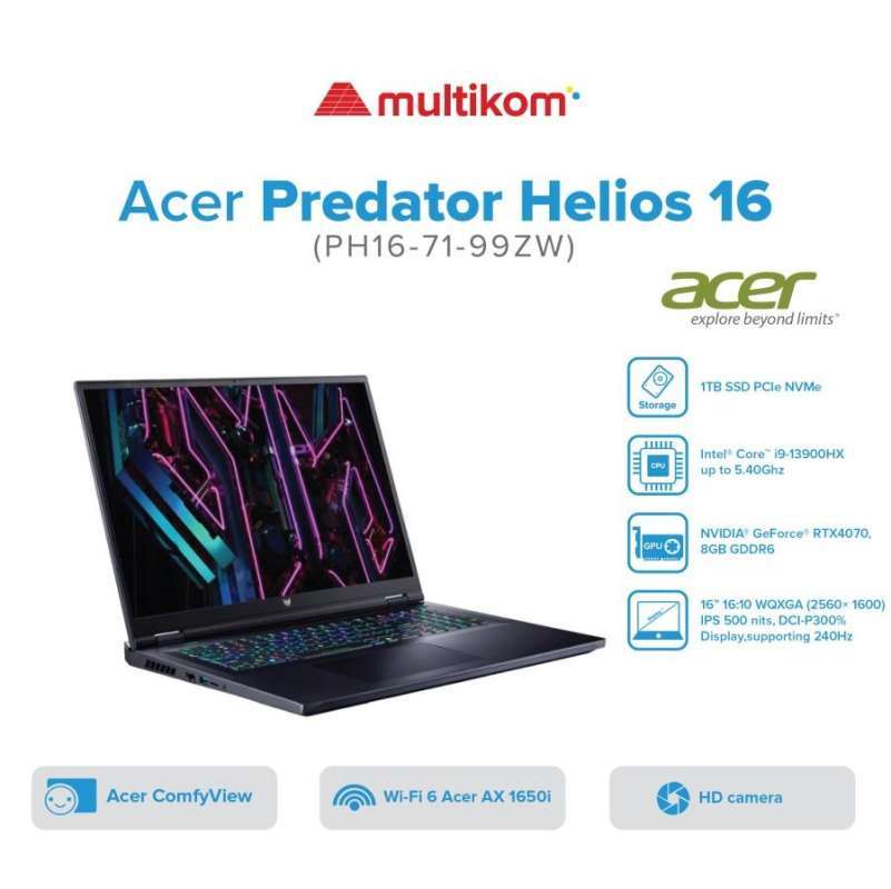 Jual Acer Predator Helios Ph Zw I Hx Gb Tb Rtx Wqxga Di Seller