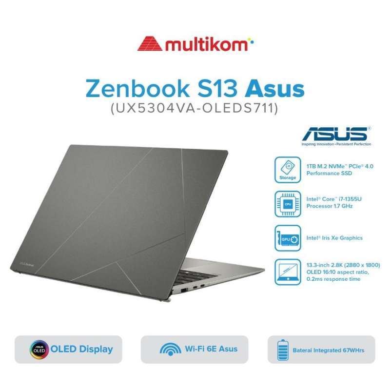Jual Asus Zenbook S13 Oled Ux5304va-oleds711 I7-1355u Evo 16gb 1tb 2.8k W11 Di Seller ...