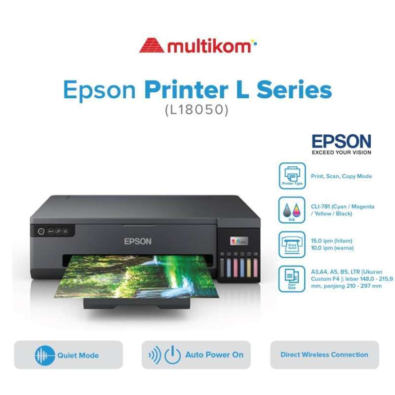 Jual Epson EcoTank L18050 InkTank Photo Wireless A3 Printer di Seller ...