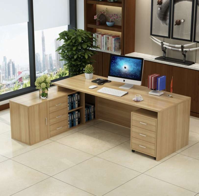 Promo Meja Kantor / Office Table / Meja Direktur / Meja Kerja Diskon 23 ...