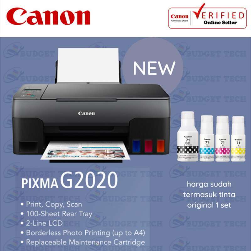 Promo Canon Printer Pixma G2020 G2020 Print Scan Diskon 23% Di Seller ...