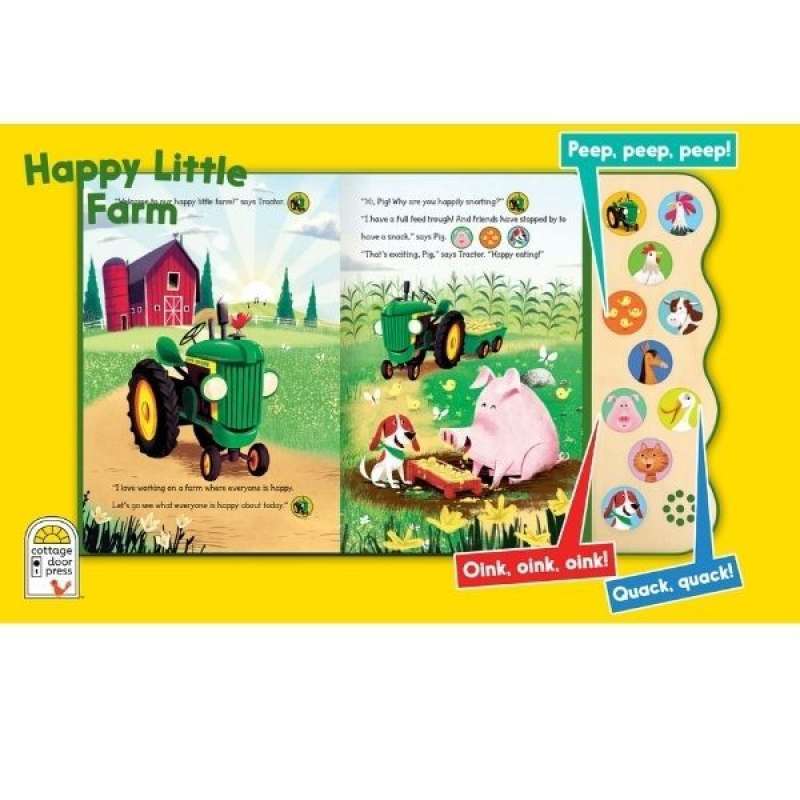 Promo Buku Import 10 Button Early Bird Sound Books: Happy Little Farm ...