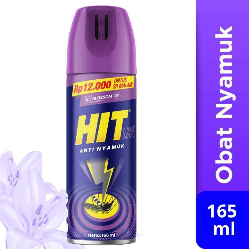 Promo Hit Aerosol 165ml / Hit Lily Blossom Pembasmi Hama & Serangga 165 mL Diskon 8% di Seller ...