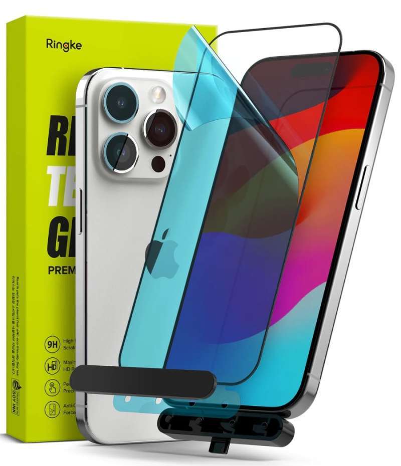 Jual Ringke Tempered Glass Iphone 15 Pro Max Plus Screen Protector Di
