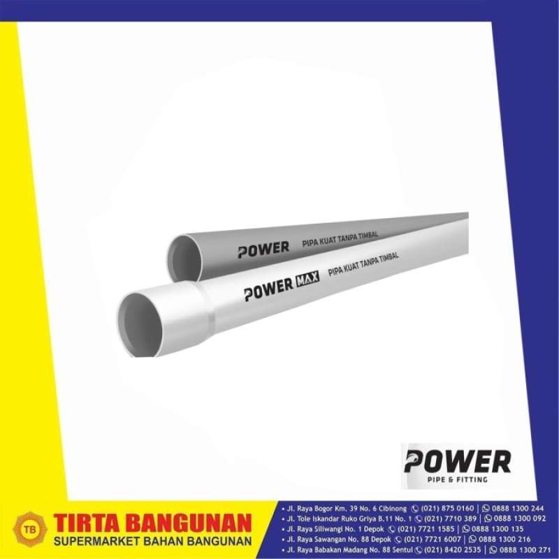 Promo Pipa Pvc Power D 3 Diskon 33% Di Seller Belibanyak Shop - Harapan ...