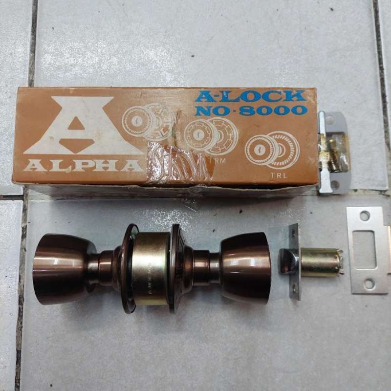 Promo Kunci Pintu Bulat Kamar Mandi Gold Stainless/handle Pintu Bulat ...