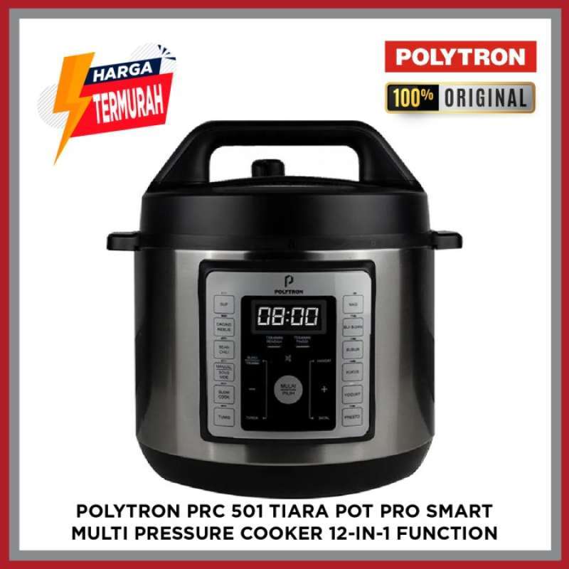 Promo POLYTRON PRC 501 Tiara Pot Pro Smart Multi Pressure Cooker 12-in ...