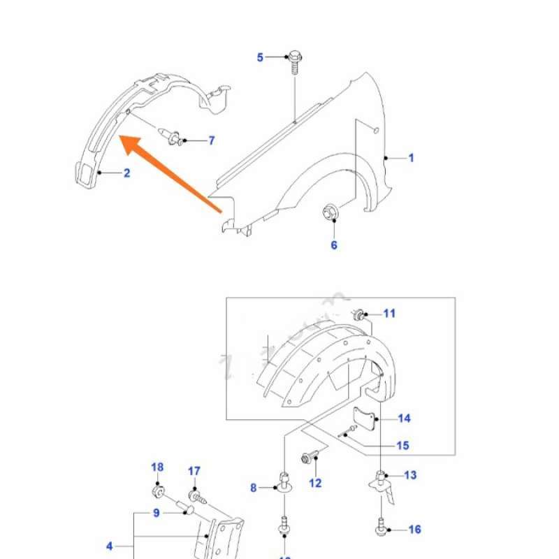 Promo Inner Fender Daun Pisang Depan Kiri Ford Ranger Everest Diskon 23 ...