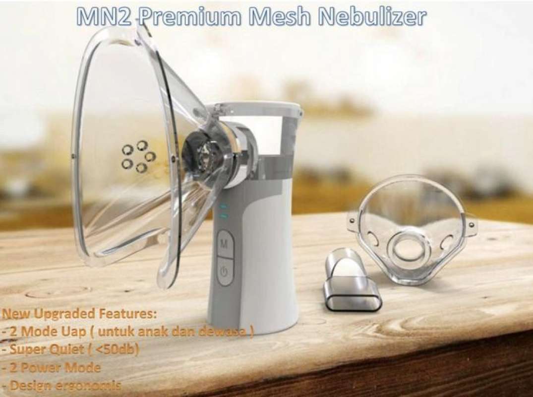 Promo Ready Stok Nb06 Portable Mesh Nebulizer Alat Uap Asma Inhaler Inhalasi Diskon 23% di ...