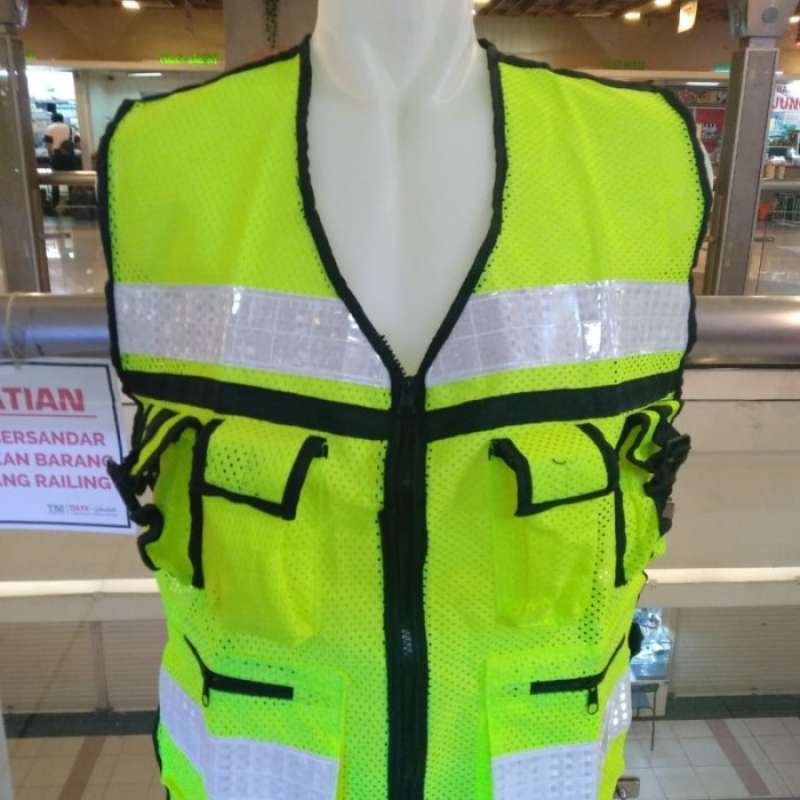 Promo Rompi Jaring Safety 6 Kantong/rompi Kerja Safety Diskon 23% Di ...