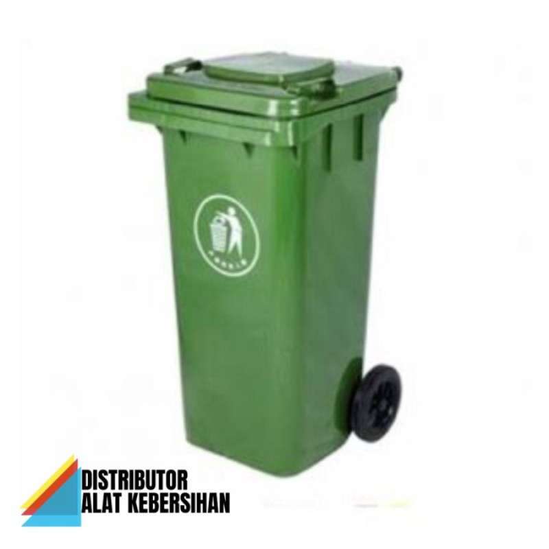 Promo Dustbin Container 120 Liter / Tempat Sampah Hijau Diskon 23% Di ...