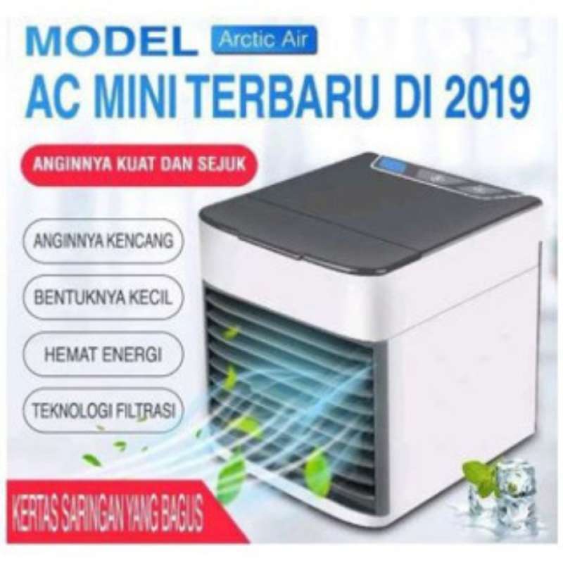 Jual Ac Mini Portable Air Cooler Fan Usb 2x Cooling Power 7led Penyejuk ...