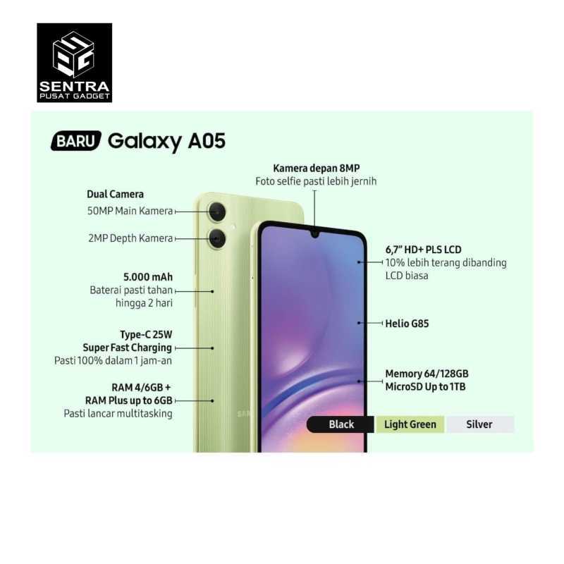 Promo Samsung Galaxy A05 4gb Diskon 6% Di Seller Sentra Pusat Gadget ...