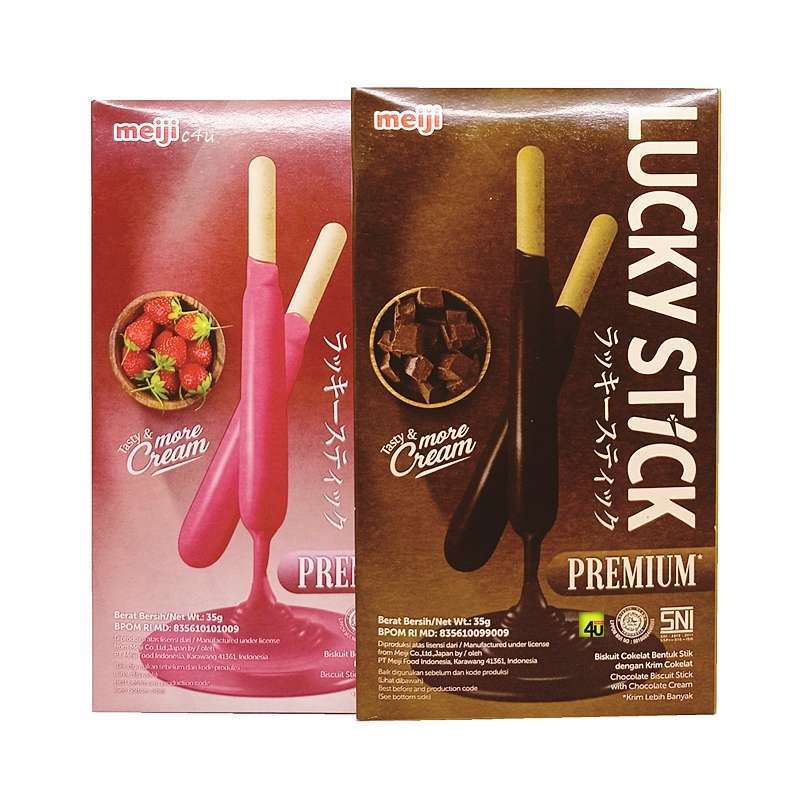 Promo Meiji Lucky Stick Premium - Biskuit Stik Salut Krim Diskon 24% Di ...