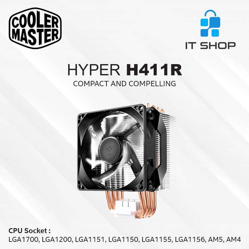 Jual Cooler Master Hyper H411r Cpu Cooler Di Seller It Shop Official ...