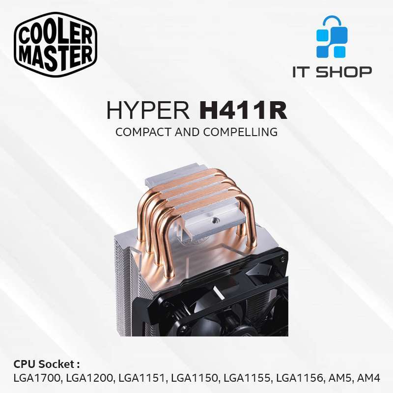 Jual Cooler Master Hyper H411r Cpu Cooler Di Seller It Shop Official ...