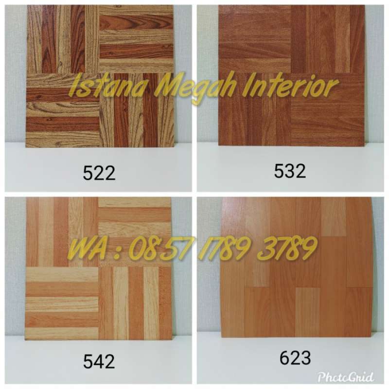 Promo Lantai Vinyl Tile Motif Kayu Marmer 30 X 30 Diskon 23% Di Seller ...