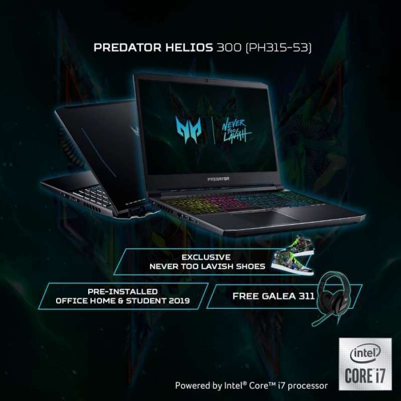 Promo Acer Predator Helios 300 Ph315-53 I7-10870h 512 Ssd 16gb Rtx 3070 ...
