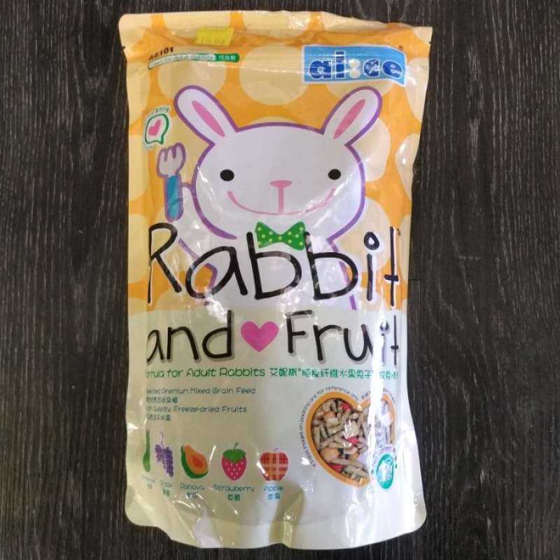 Promo Pakan / Pelet Kelinci Alice Rabbit And Fruit Ae101 For Adult ...