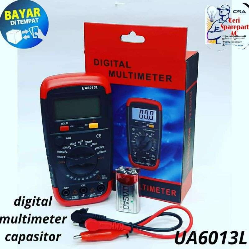 Jual Digital Multimeter Testing Capasitor Kapasitor Ac Alat Ukur Micro ...