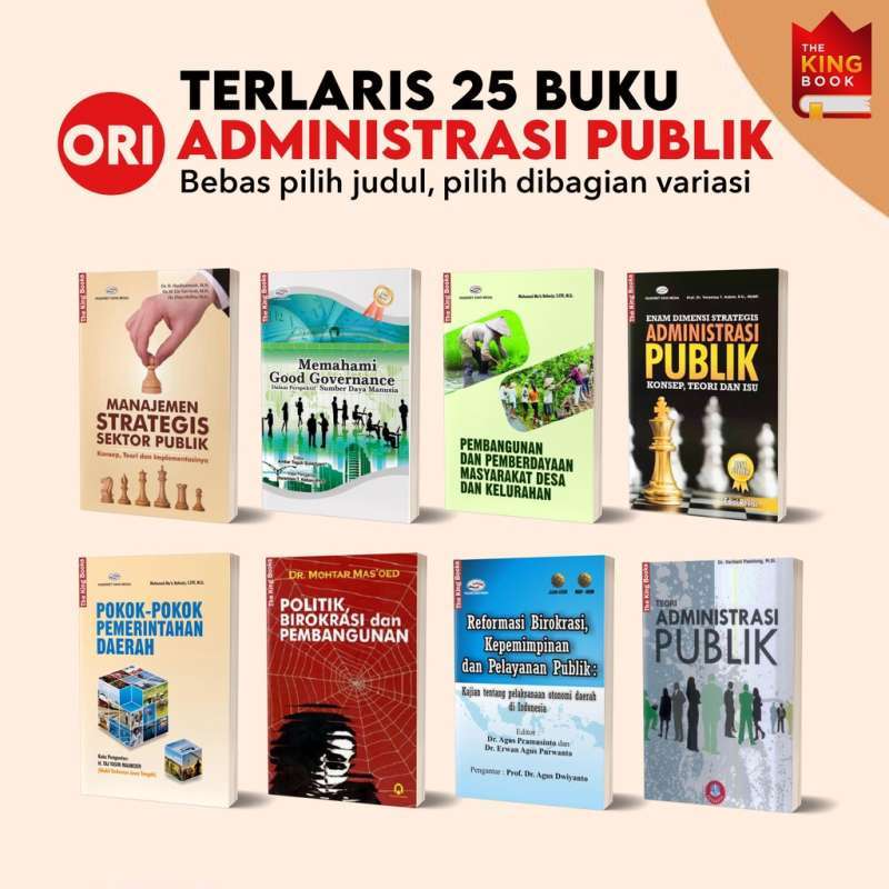 Jual Koleksi Buku administrasi publik Pelayanan Publik enam dimensi ...