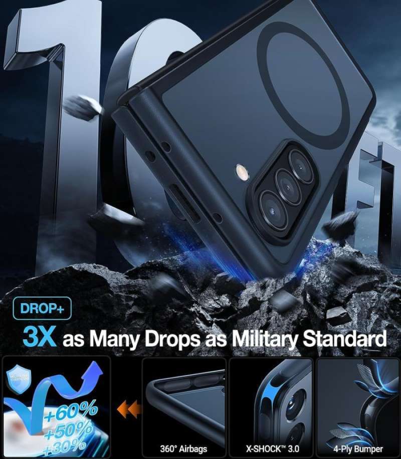 Jual Case Samsung Galaxy Z Fold 5 Torras Guardian MagSafe Spen Cover ...