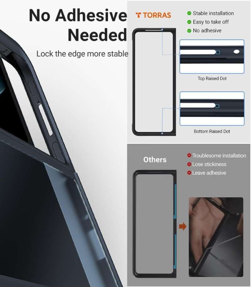 Jual Case Samsung Galaxy Z Fold 5 Torras Guardian MagSafe Spen Cover ...