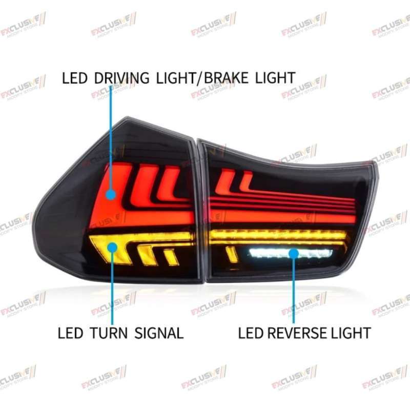 Jual Stoplamp Harrier Xu30 Gen 2 03-13 Up Model Rx350 2022 V2 Red Clear ...