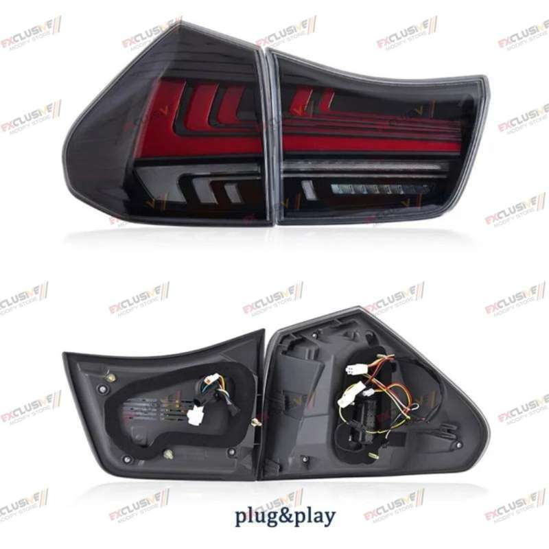 Jual Stoplamp Harrier Xu30 Gen 2 03-13 Up Model Rx350 2022 V2 Red Clear ...