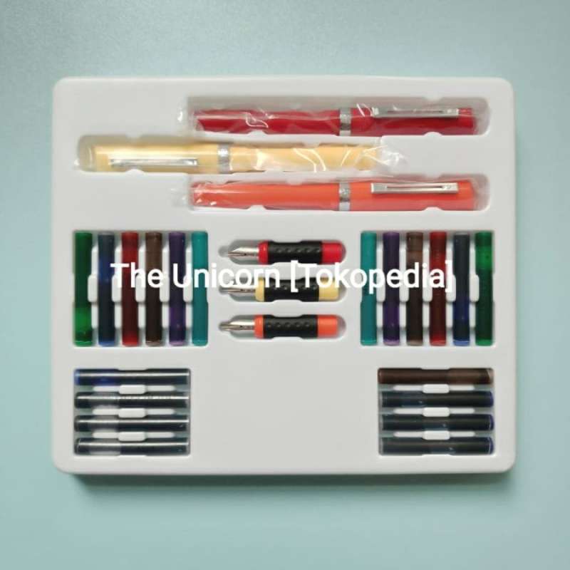 Promo Sheaffer Calligraphy i Kit/ Calligraphy Set Fountain Pen Diskon ...