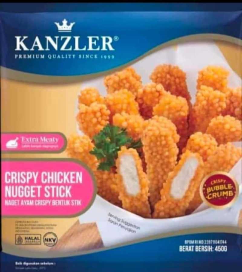 Promo Crispy Chicken Stick Kanzler 450gr Naget Stik Ayam Krispi Halal ...
