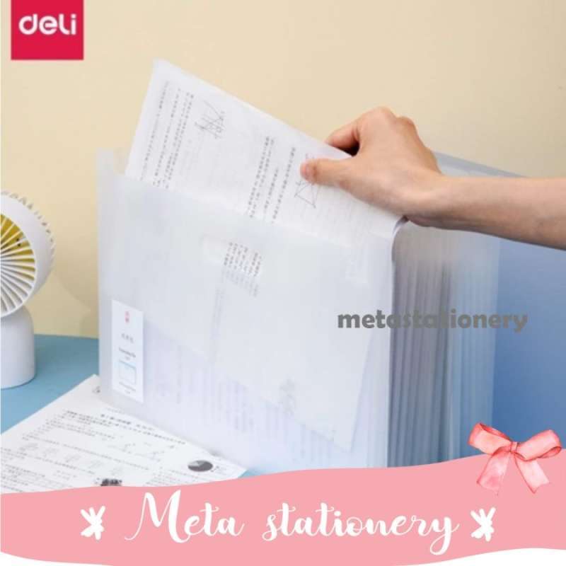 Promo Expanding File / Map Harmonika A4 72580 Deli Diskon 23% di Seller ...