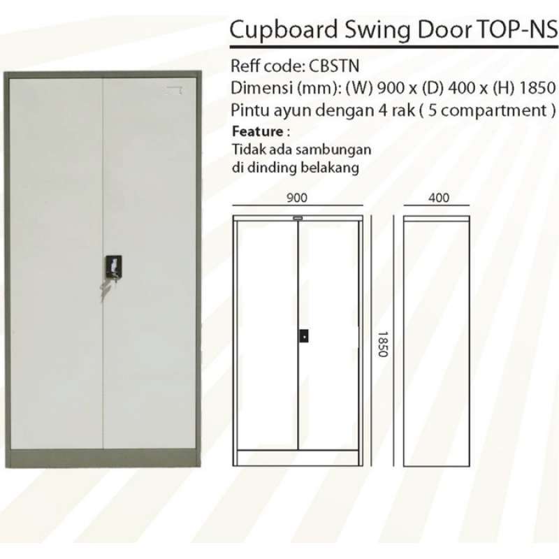 Jual Lemari Arsip Besi Pintu Swing Top By Datascrip Di Seller Amartha ...