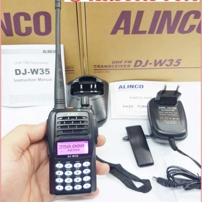 Promo HT ALINCO DJ-W35 UHF 350-390MHZ HANDIE TALKY ALINCO W35 Diskon 23% di Seller PT. Wakasa ...