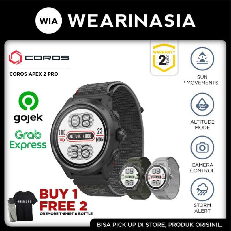 Jual Coros Apex 2 Pro Gps Outdoor Smartwatch Original Garansi 2 Th Di Seller Pakdiduk - Tugu ...
