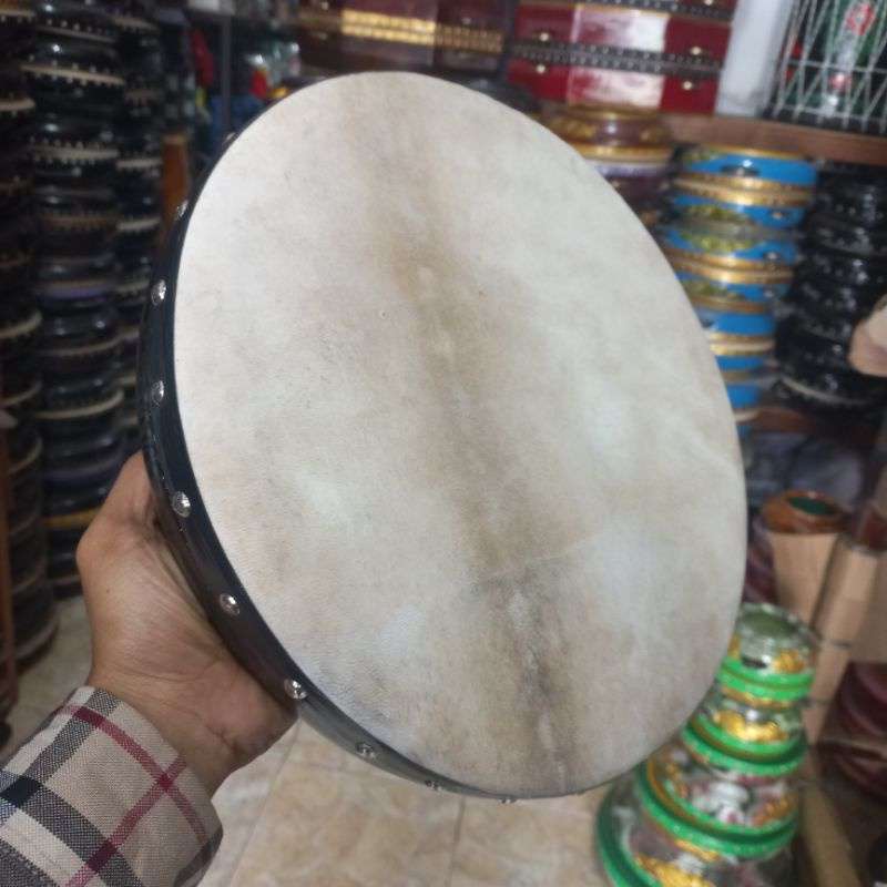 Jual Kompang Rebana Ukuran 30cm Gendang Kompang Rebana Kompang Bass ...
