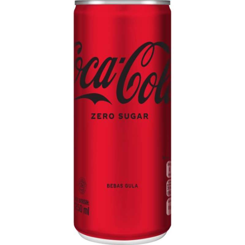 Promo Paket Kartonan Coca Cola Zero Can Minuman Bersoda 250 Ml [24 Pcs ...