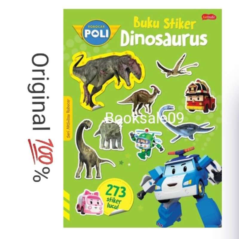 Jual Robocar Poli : Buku Stiker Dinosaurus Roi Visual Di Seller Pilihan ...