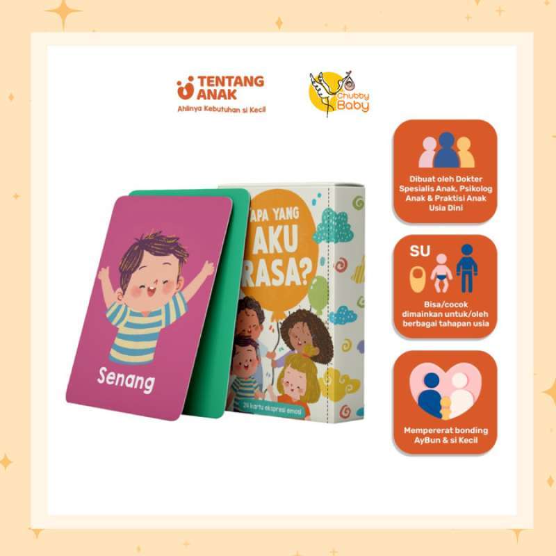 Jual Tentang Anak - Flash Card Apa Yang Aku Rasa | Kartu Bergambar Di ...
