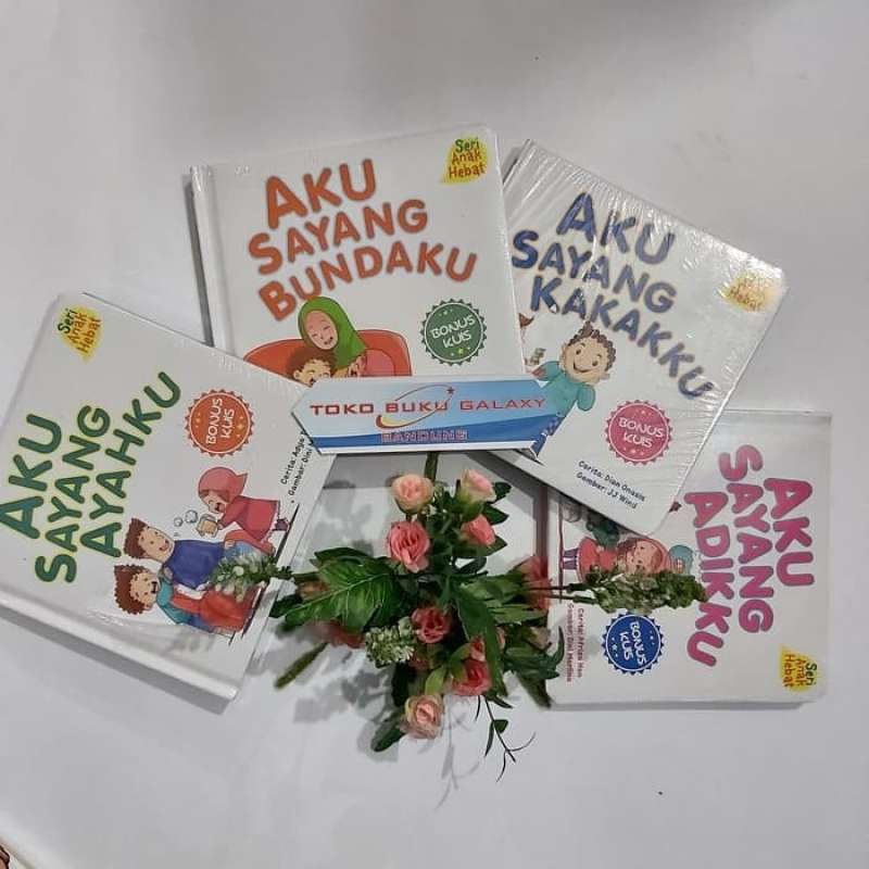 Jual Buku Cerita Anak Kertas Tebal Board Book Aku sayang Ayahku Kakakku ...