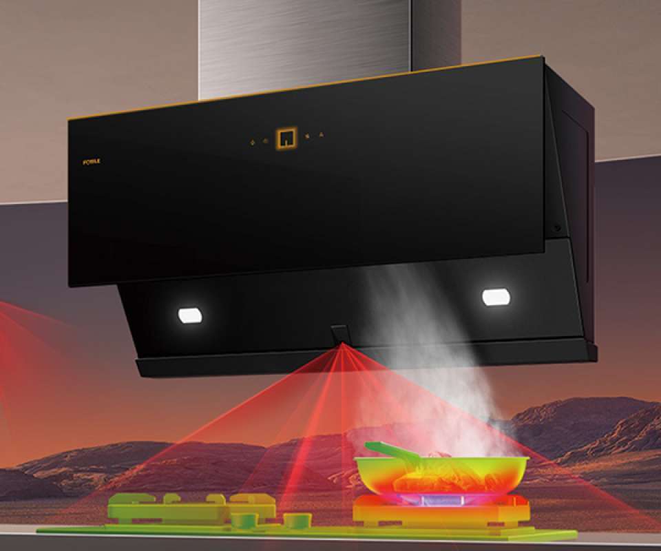 Promo Fotile Cooker Hood Jqg9051 V Smart Series Infrared Penghisap Asap ...