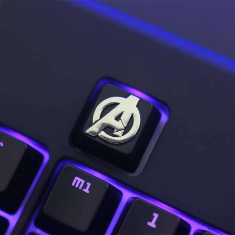 Promo 3D Metal Keycap Marvel Avengers for Gaming/ Mechanical Keyboards ...