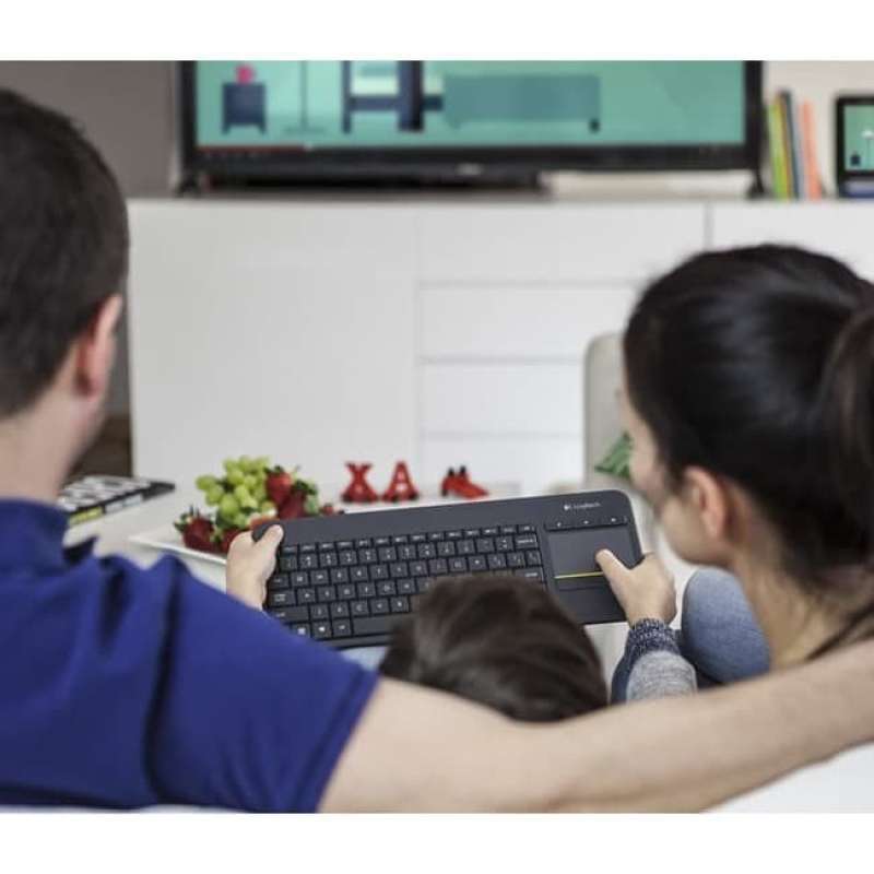 Promo Logitech Wireless Keyboard K400 Plus - Original Resmi Diskon 23% ...